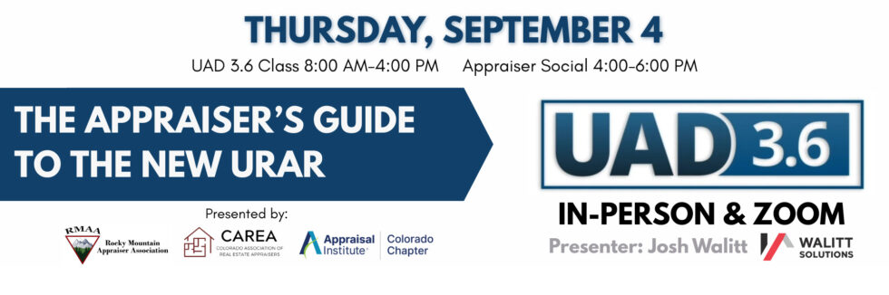 The Appraiser's Guide to the New URAR - RMAA | Rocky Mountain Appraiser ...
